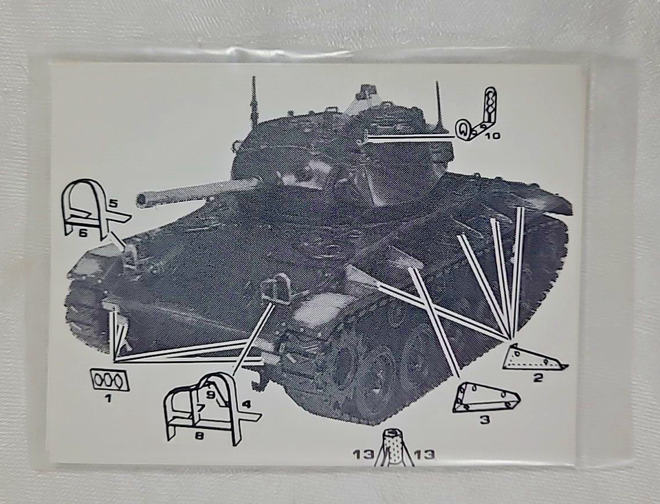 Ordnance Models A-032 Detail Upgrade kit for M24 Chaffee Tank | eBay