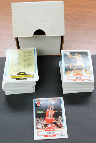 1990-91 Fleer Complete Basketball Set #1-198 total NM-MT | eBay