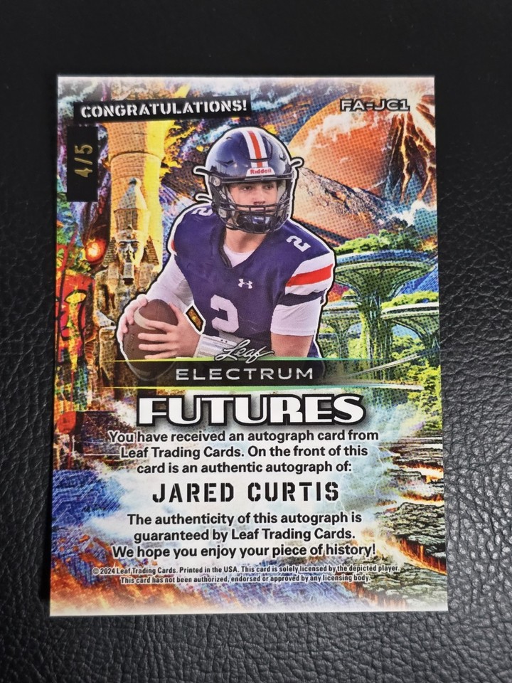 2024 Leaf Electrum Jared Curtis 4/5 Auto | eBay