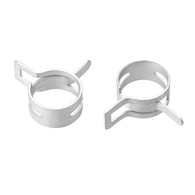Steel Band Clamp 21mm Hose Tube Spring Clips Clamp Silver Manganese ...