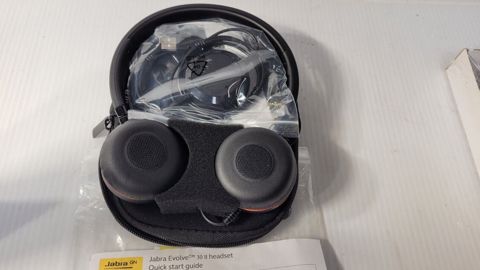 Jabra Evolve 30 II Stereo UC Headset (Black) w/Case Model HSC060 ...