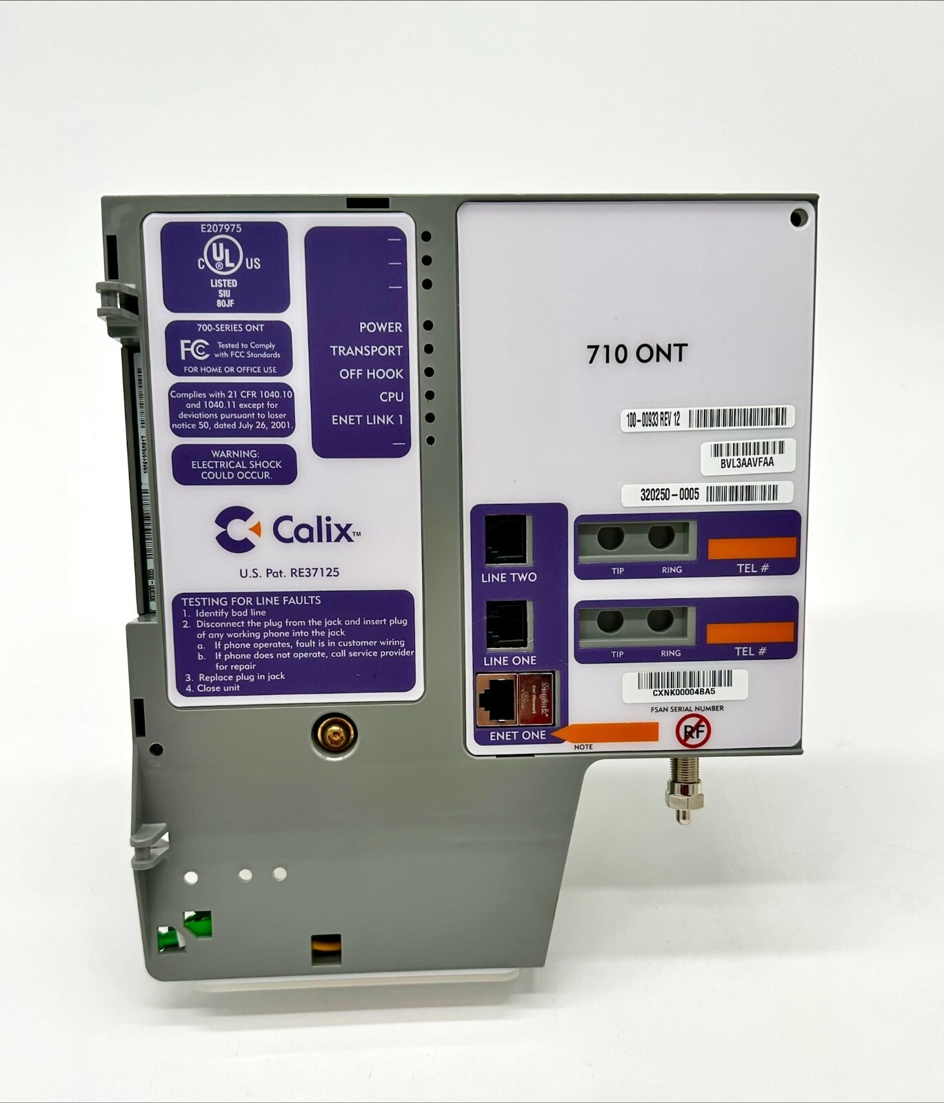 100-00933 -- CALIX -- 710 OPT NTWK TERM MOD | eBay