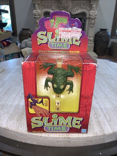 Vintage Slime Time frog digital wrist watch by Hasbro | eBay