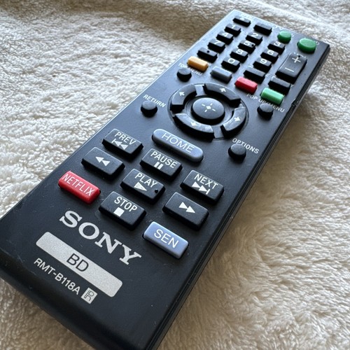 GENUINE SONY RMT-B118A BLU-RAY DVD PLAYER REMOTE BDP-BX18 BDP-S185 BDP ...