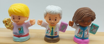 Fisher Price Little People Doctor, Woman Dentist, Woman veterinarian ...