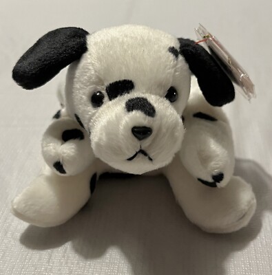 TY Beanie Buddies Buddy DOTTY the Dalmatian 1996 Plush Baby Stuffed ...