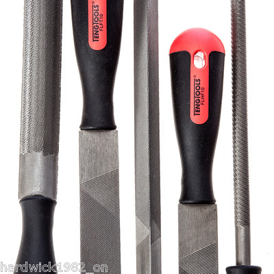 Teng Tools 10" SQUARE HAND FILE 2ND CUT BI MATERIAL HANDLE | eBay UK