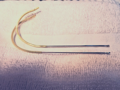 SCARCE RHODIUM CABLE TEMPLES WITH PLASTIC END COVERS NEW FITS 1910-40 ...