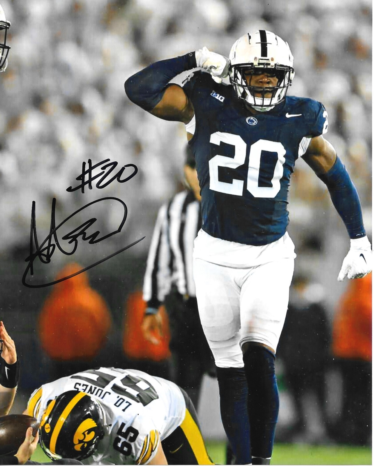 ADISA ISAAC HAND SIGNED PENN STATE NITTANY LIONS 8X10 PHOTO W/COA | eBay