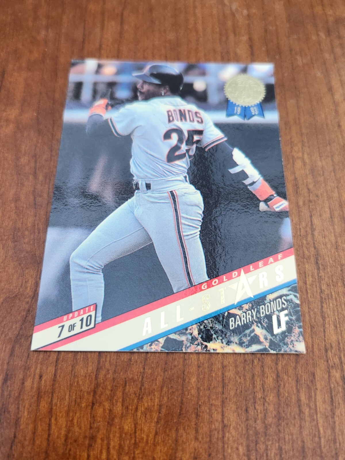 1993 Leaf Gold All-Stars Update Barry Bonds Kirby Puckett #7 Giants ...