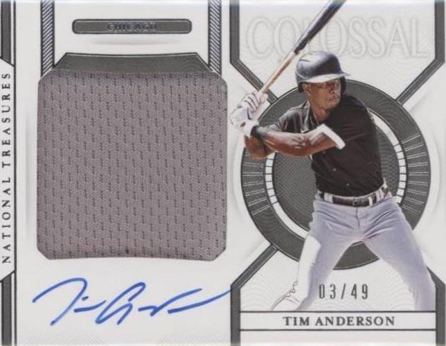 2021 Panini National Treasures - Colossal Material Signatures Tim ...