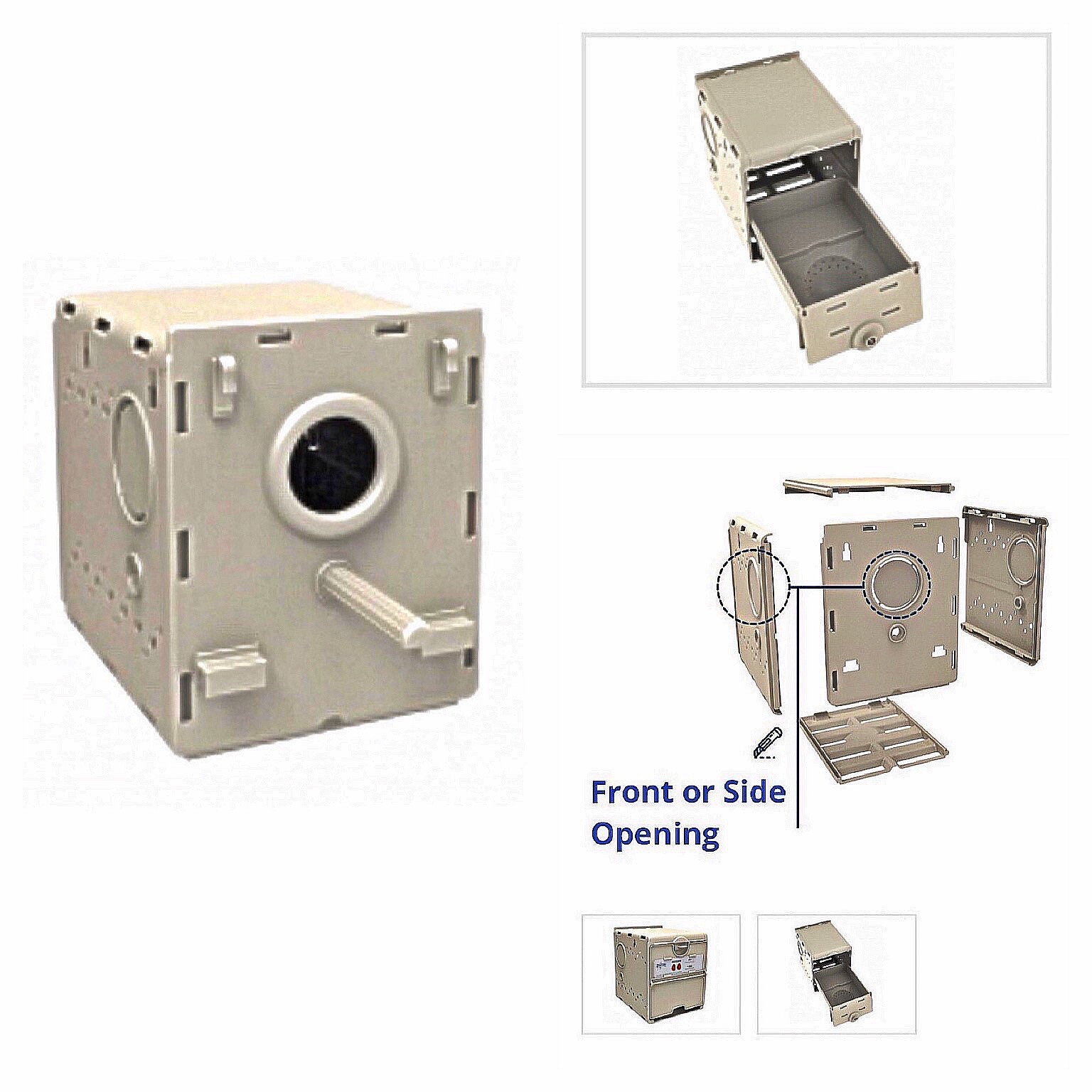 Moondown Farm Plastic Finch / Canary Nest Pans / Box for Bird Cage ...