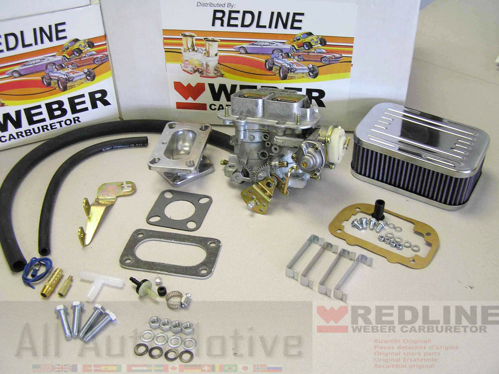 Jeep Cherokee Weber Carb Conversion Kit 1BBL Carter Performance 38/38 ...