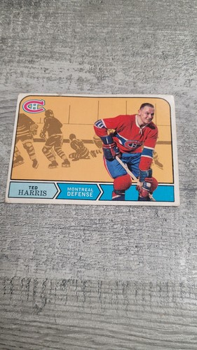 1968-69 O-Pee-chee Ted Harris #162 Good Vintage Hockey Card | eBay
