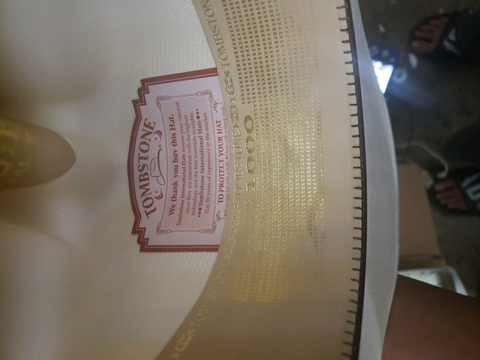 Tombstone Chapparral 1000x Telar Master Cowboy Hat | eBay