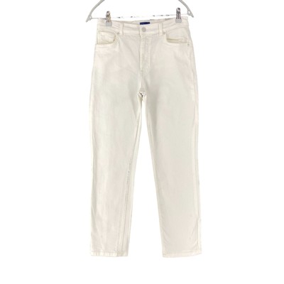 GANT Femme Blanc Standard Jeans Coupe Droite Taille W28 | eBay