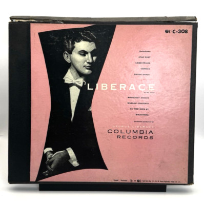 Liberace At The Piano 4 Record Box Set with sleeves! Great Condition ...
