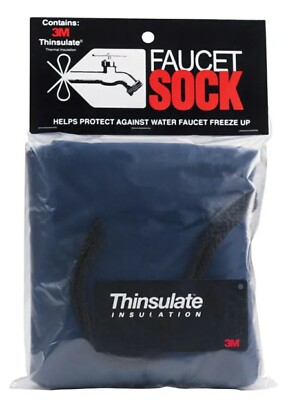 3M Thinsulate Outdoor Wall Faucet Sock Cover Protects Against Faucet ...