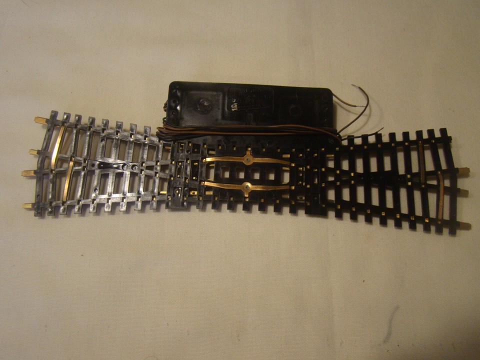 Vtg Fleischmann # 1725-15 degree HO Switch Train Track Western Germany ...