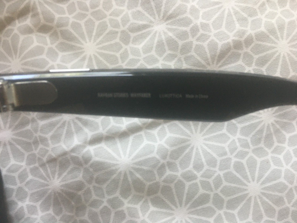 Ray-Ban Wayfarer Stories Shiny Black Frame Polar Gradient Gray Lenses ...