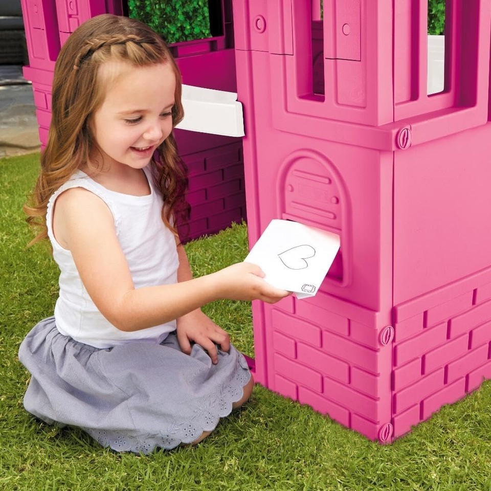 Kids Girls Cabin Playhouse Playset Indoor or Outdoor Toy House Cottage ...