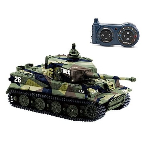 1:72 German Tiger I Panzer Tank Remote Control Mini RC Tank with ...