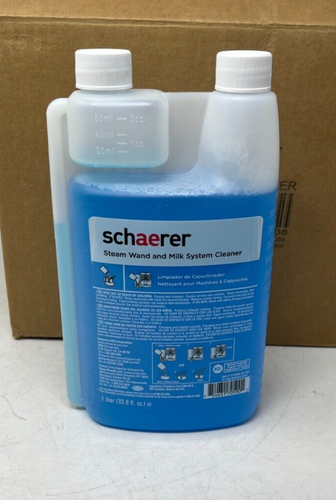 Schaerer Steam Wand and Milk System Cleaner 1 Liter Bottle 12-MAB-SU1DN ...