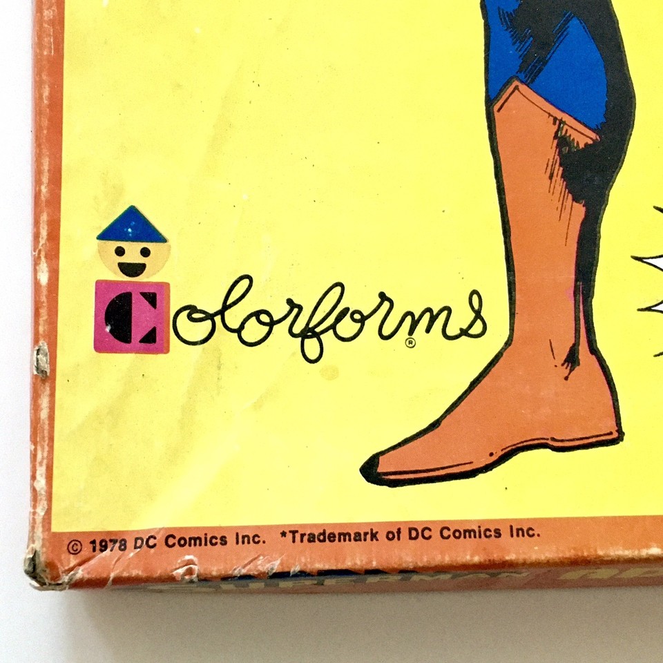 Vintage 1978 Colorforms Superman Adventure Set | eBay