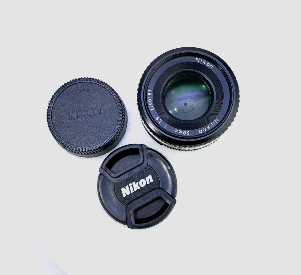 [T MINT] Nikon Ai-s AIS Nikkor 50mm f/1.8 MF Pancake Lens for FE2 FM2 ...