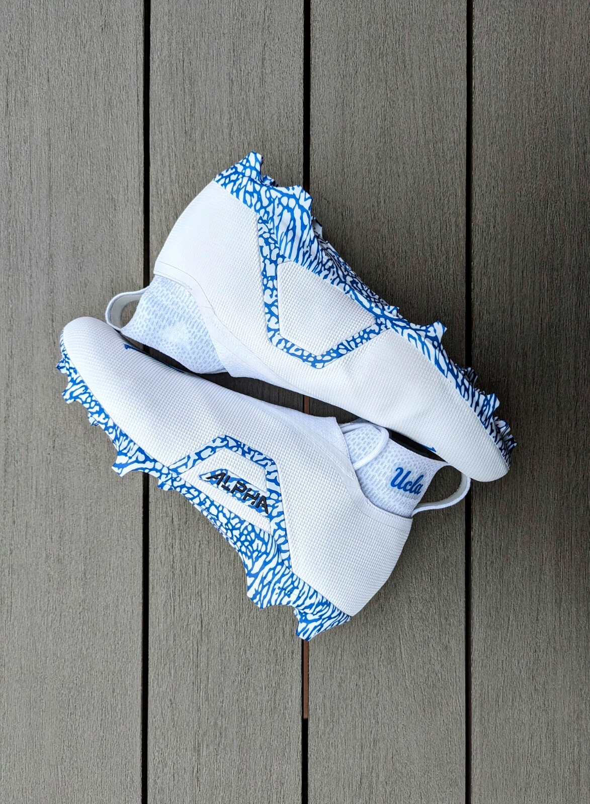 Nike Jordan Alpha Menace Elite 3 UCLA Team-Issued Football Cleats Sz 11 ...