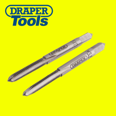 Draper 3.5mm M3.5 x 0.6 Hand Tap Set - Taper and Plug Taps - 83796 ...