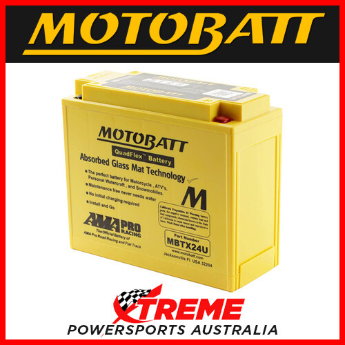 Motobatt 12V 300CCA 25AH MBTX24U Can-Am SPYDER RT S SE6 2014-2016 AGM ...