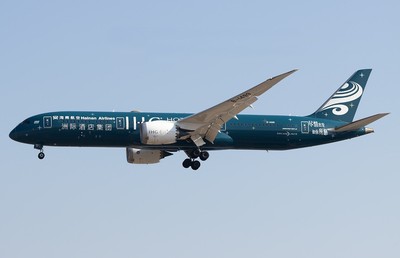 B787-9 HAINAN AIRLINES FLAPS DOWN B-1499 WITH ANTENNA - JC WINGS ...