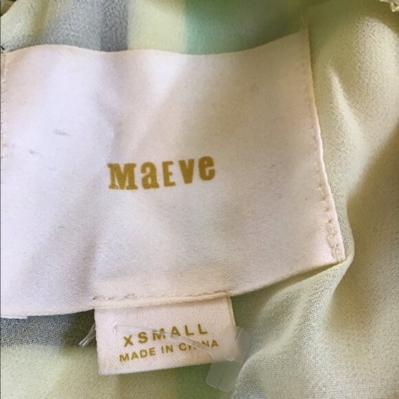 Anthro Maeve Color Block Maxi Dress Size XS | eBay