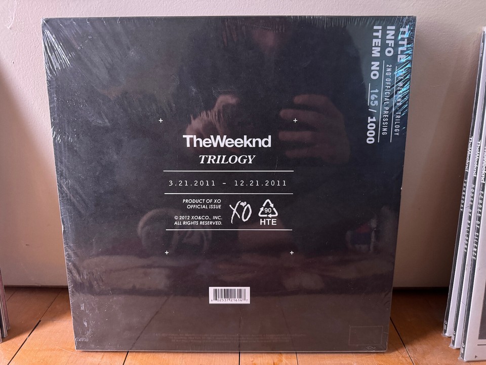The Weeknd Complete Vinyl Discography Collection - Trilogy SEALED | eBay