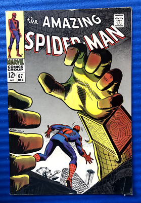 AMAZING SPIDERMAN # 67 (1968) MYSTERIO STAN LEE 1st APPEARANCE RANDY ...