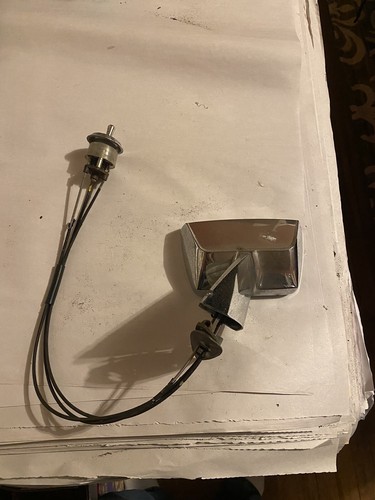 1965 1966 Ford Galaxie XL LTD Exterior Remote Control Mirror LH Drivers ...