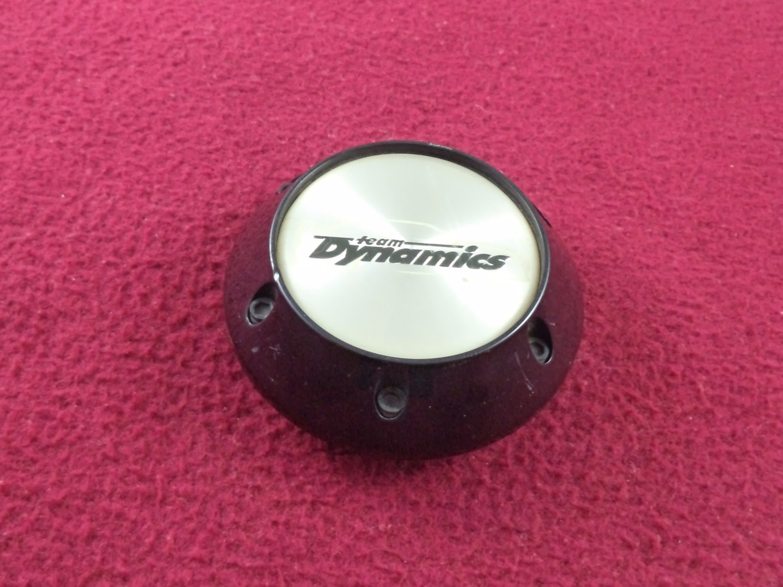 Team Dynamics Wheels Gloss Black w/ Beige Logo Custom Wheel Center Caps ...