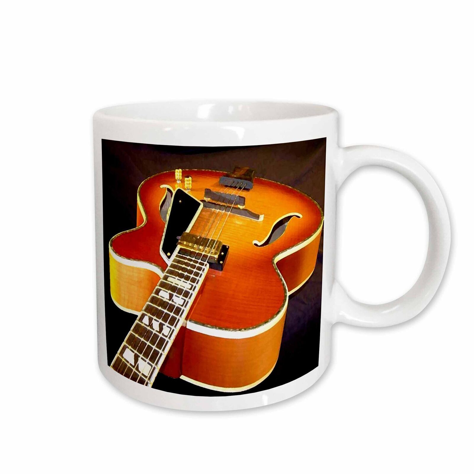 3dRose Jazz Guitar Mug | eBay