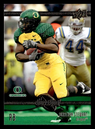 Jonathan Stewart 2010 Upper Deck NCAA Sweet Spot Card #54 Oregon Ducks ...