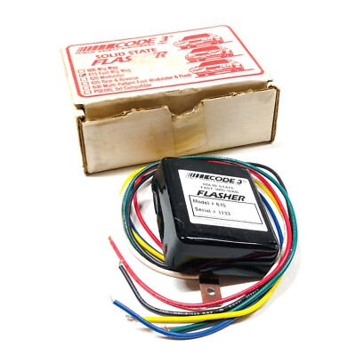 615 Code 3 Solid State Flasher | eBay