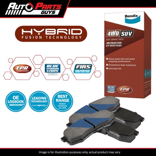 Bendix 4WD & SUV Brake Pad Set DB2411-4WD | eBay