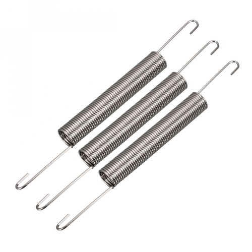 1.0mmx10mmx60mm Metal Dual Hook Small Tension Spring Tone 3pcs | eBay
