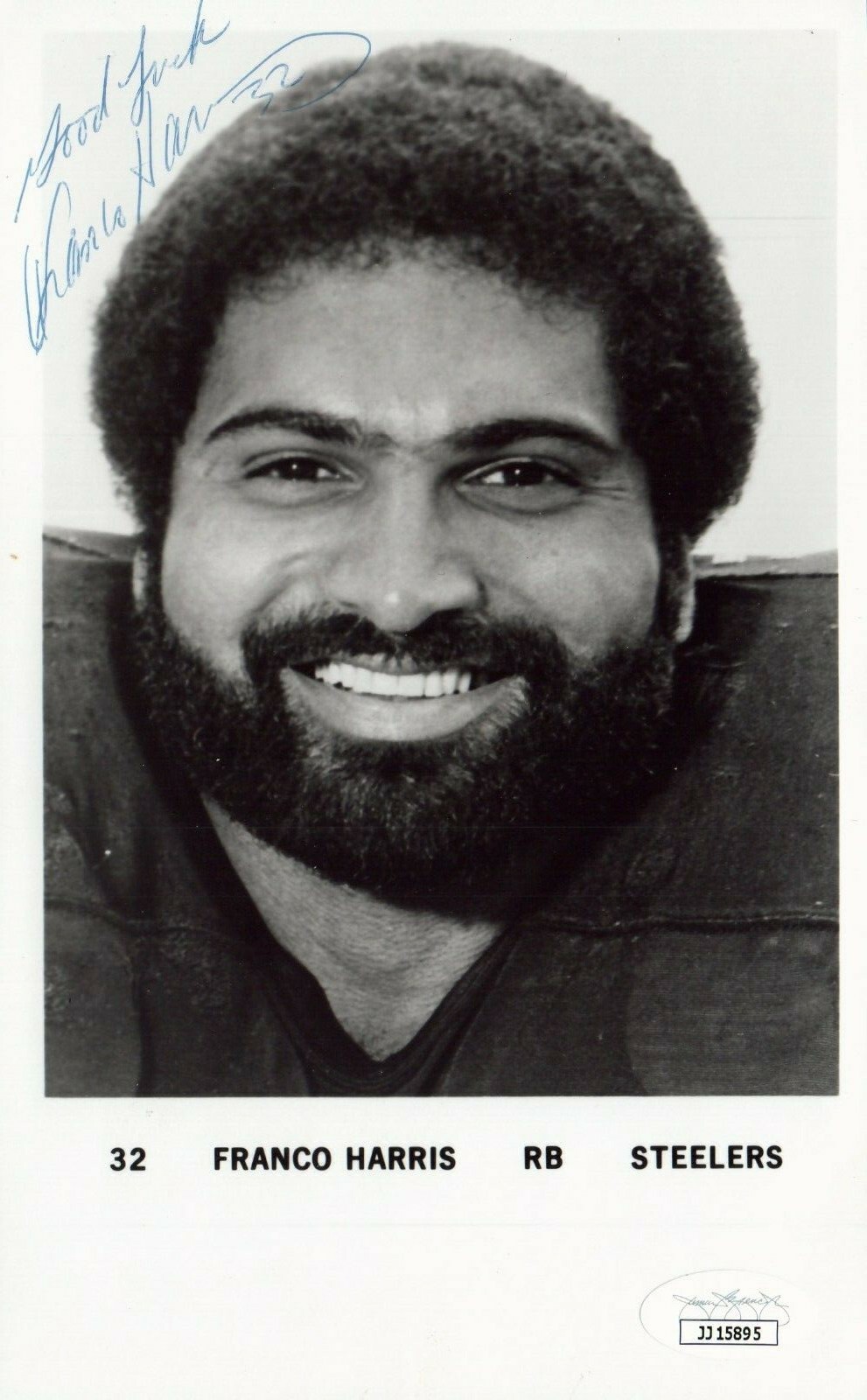 Franco Harris Autographed Memorabilia | Signed Photo, Jersey ...