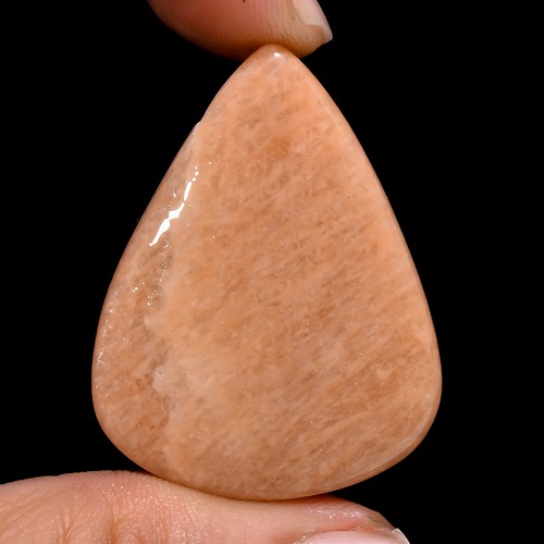 100% Natural Peach Amazonite Pear Cabochon Loose Gemstone 38X29X6 MM 43 ...