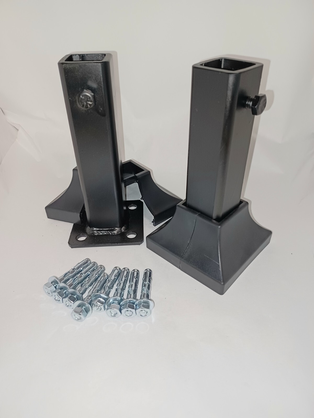 Railing REPAIR Base Kit 6 1/2" Slip OVER RAILS 1" loose rusty POSTS ...