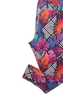 Lularoe Tropical Bright Floral With Black White Background TC2 18+ NEW ...