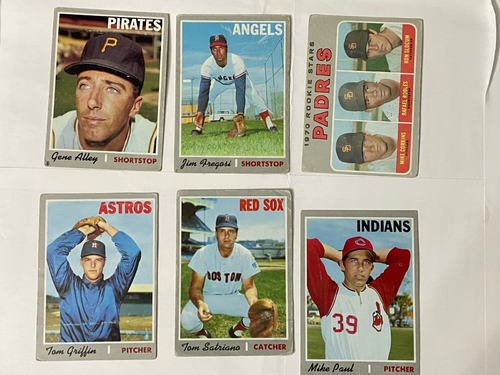 1970 Topps set - lot of 10 semi-High hi number cards | eBay