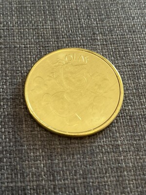 WALT DISNEY WORLD OLAF FROZEN 2024 COLLECTION GOLD/BRONZE MEDALLION ...