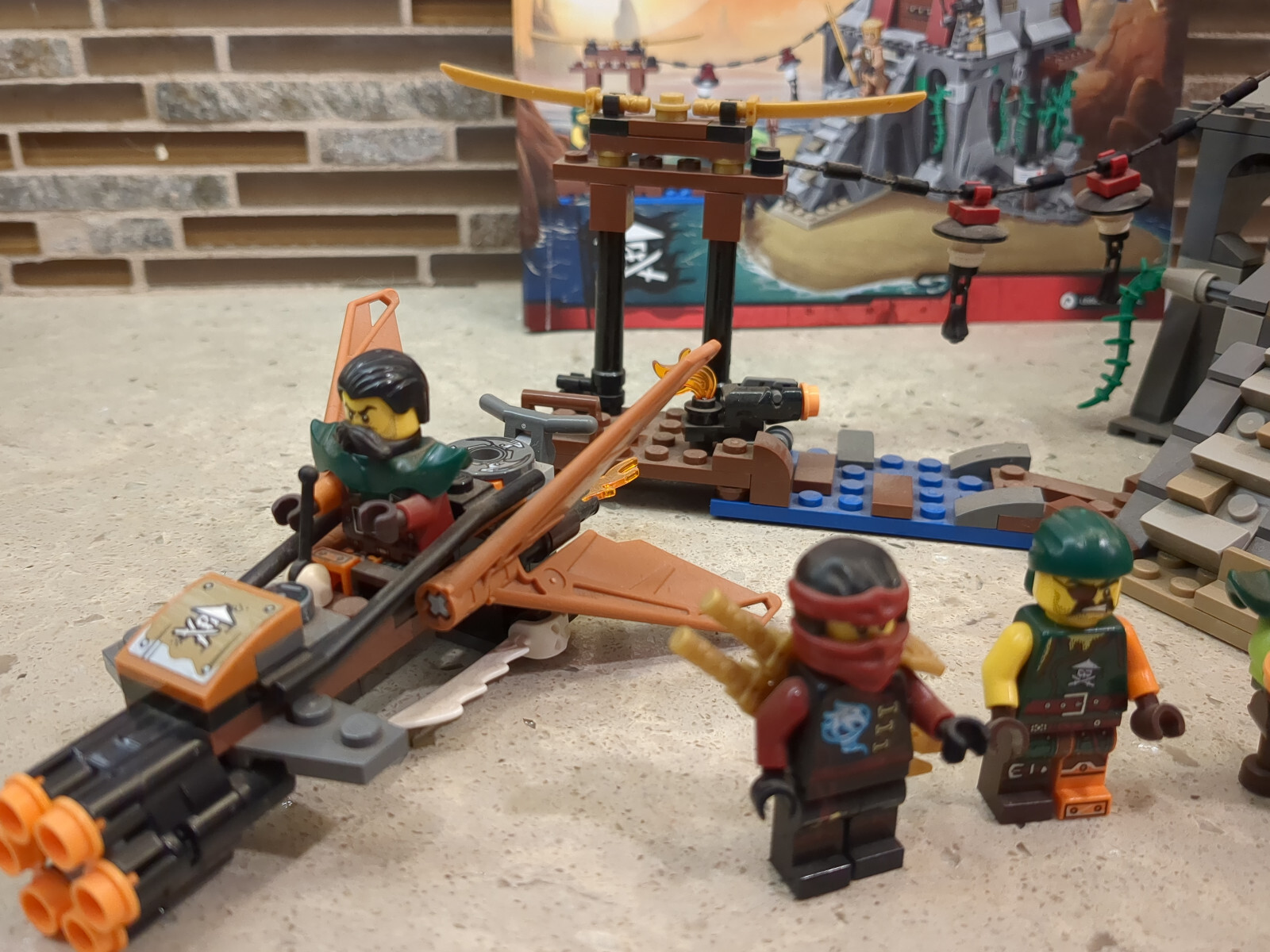 LEGO 70594 The Lighthouse Siege - Complete with Instructions - broken ...